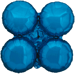Large Magic Arch Balloon Metallic Blue by Anagram International ...